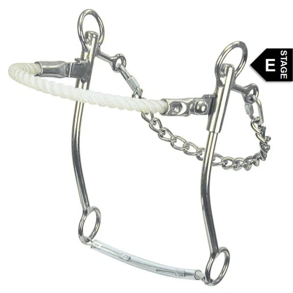 Jim Warner Hackamore ~ Long Shank Rope Nose | Henderson's Western Store